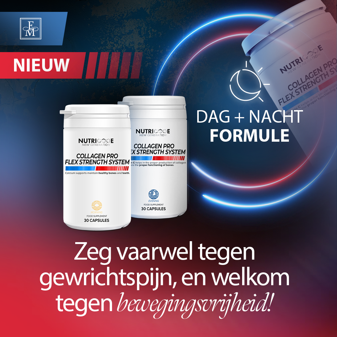 Dit zijn de vernieuwde Nutricode Collagen Pro Flex System & VIT-D3 ...